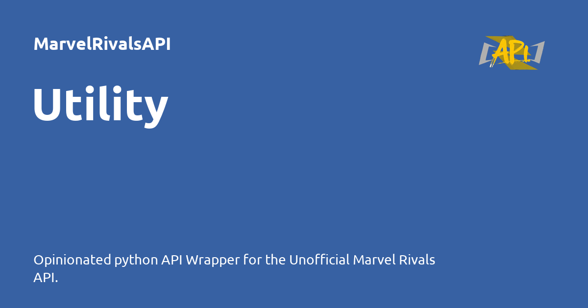 Utility - MarvelRivalsAPI
